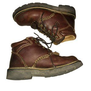 Ariat | Shoes | Ariat Ankle Boots Sz 65 Brown Leather Lace Up Roper ...